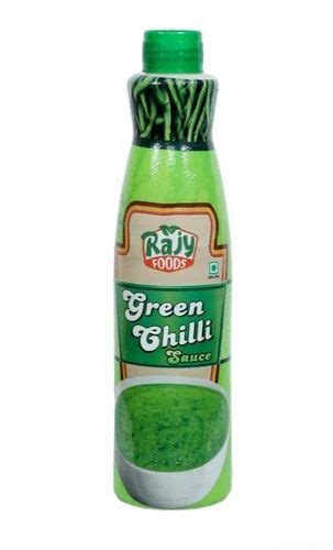 700ml Rajy Food Green Chilli Sauce Packaging Type Bottle At Rs 30