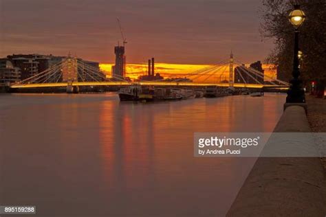 Albert Bridge London Photos And Premium High Res Pictures Getty Images