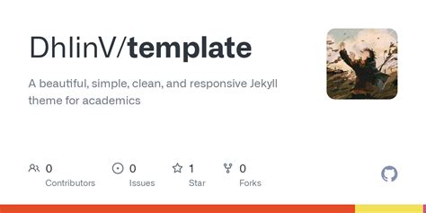 GitHub DhlinV Template A Beautiful Simple Clean And Responsive