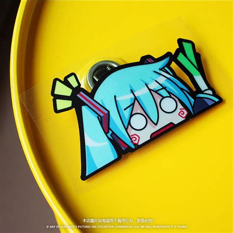 สติ๊กเกอร์hatsune Miku สติกเกอร์รถอะนิเมะสองมิติความเจ็บปวดรถสติกเกอร์