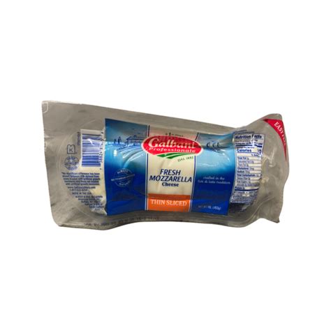 Fresh Mozz1lb Sliced Log Cryo