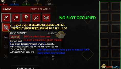 巫师3：狂猎花费额外技能点解锁无槽位技能合集mod下载 解锁技能mod下载3dm单机