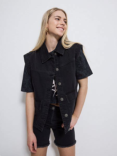 Black Denim Jacket Women George At Asda