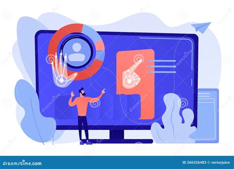 Gesture Recognition Concept Vector Illustration Stock Vector
