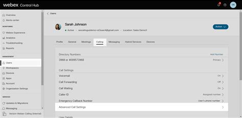 Control Hub Monitoring Busy Lamp Field Verizon