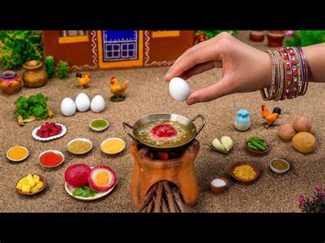 Miniature Egg Pakoda From Tiny Foodkey Recipe On