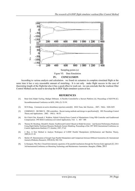 The Research Of 6 Dof Flight Simulator Washout Filter Control Method Pdf