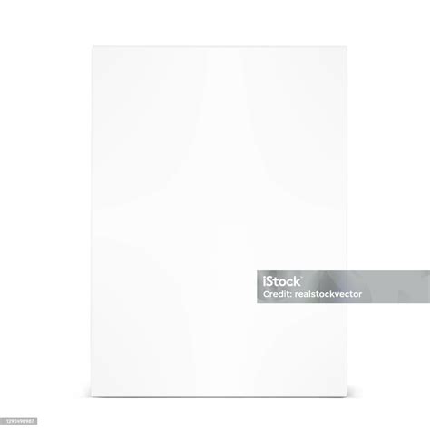 Mockup Kotak Kardus Realistis Tampilan Depan Ilustrasi Stok Unduh