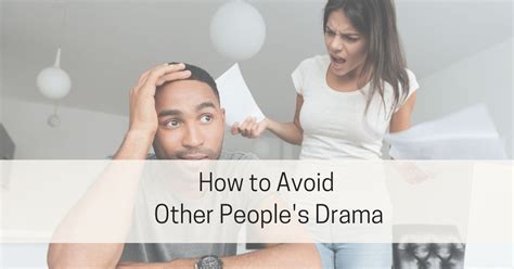 How To Avoid Other Peoples Drama Live Well With Sharon Martin
