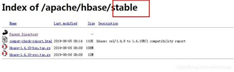 Hbase（二）——下载 Hbasehbase的安装包下载 Csdn博客