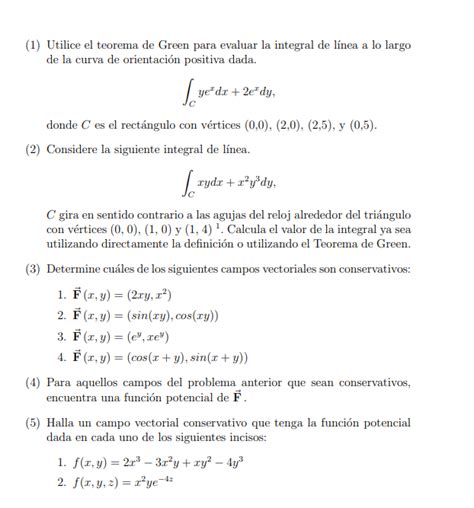 Solved 1 Utilice El Teorema De Green Para Evaluar La Chegg