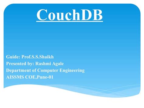 Couch Db Pdf