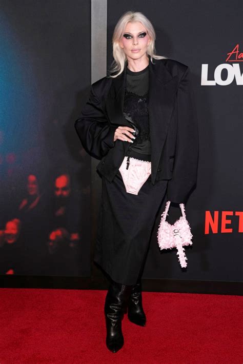 Julia Fox Wears Her Underwear As An Accessory To Back To Back Red