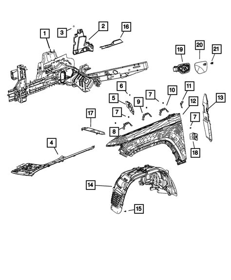 2021 2025 Jeep Close Out Panel Left 68374967ad My Mopar Parts