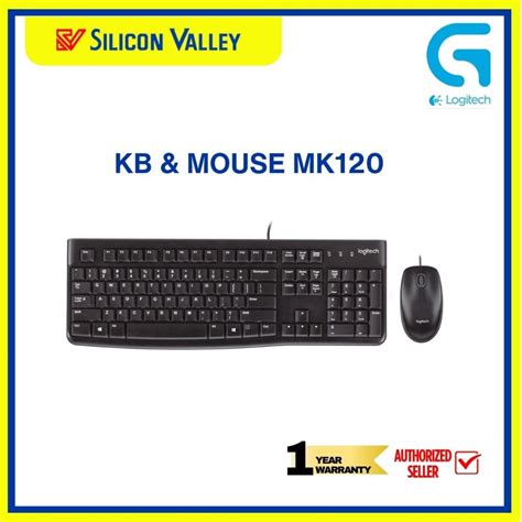 Logitech Desktop Mk120 Usb Keyboard And Mouse Combo Shopee Philippines