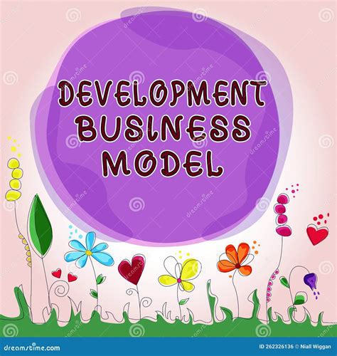 Handwriting Text Development Business Model Internet Concept Rationale Of How An Organization