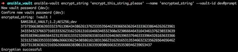 ansible vault how to securely encrypt sensitive data