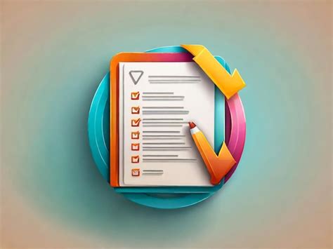 Premium Photo 3d Document Icon Design Checklist Vector Illustration
