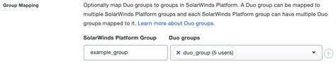 duo single sign on for solarwinds platform duo security
