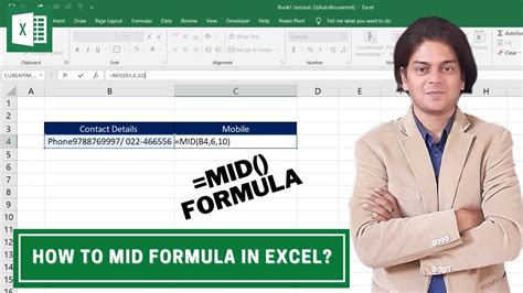 How To Use Mid Formula In Excel Excel Youtube