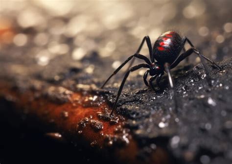 Premium Ai Image Black Widow Spider Latrodectus