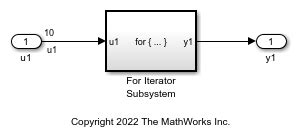 For Loop MATLAB Simulink