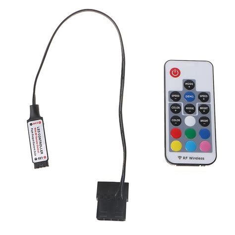 Rgb Controller Rf Wireless Remote Control For Case Led Light 3 Pin 5v 4 Pin 12v Fruugo UK