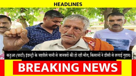 कठआ घट इडसटर क जहरल पन स जनवर क ह रह मत कसन न डस स लगई गहर