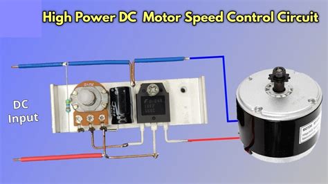 Make Simple Dc Motor Speed Controller Circuit Diy Diy Dc Speed