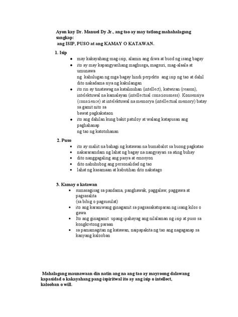 Isip At Kilos Loob With Cse Integration Pdf