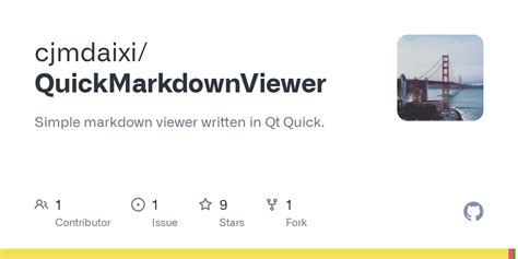 Github Cjmdaixiquickmarkdownviewer Simple Markdown Viewer Written