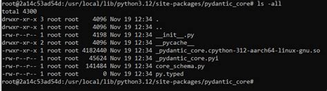 Flask Python Pydantic Module Not Found In Docker Container Raspberry