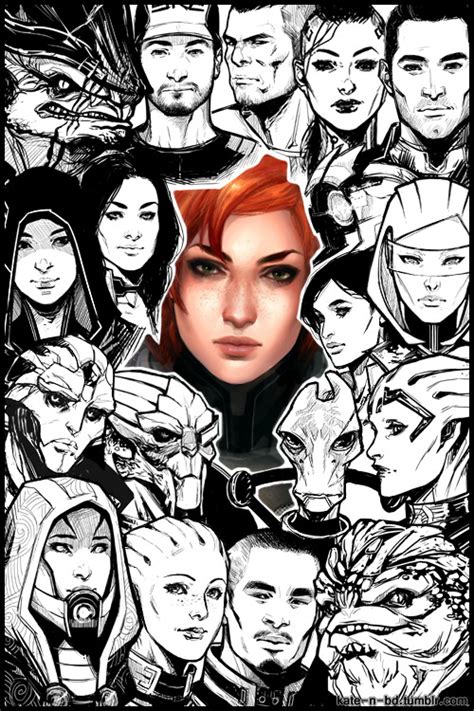 Kasia Nie Ashley Williams Commander Shepard Commander Shepard Female Drell Edi Mass