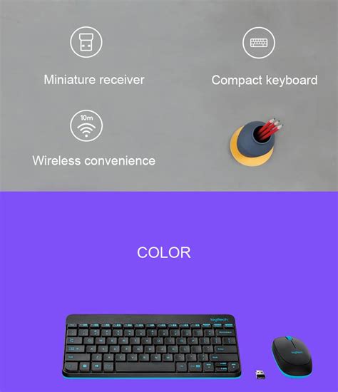 Ph Co PC Depot LOGITECH MK245 NANO WIRELESS KEYBOARD MOUSE COMBO BLACK