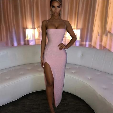 Vestido Ajustado Sin Mangas De Cintura Alta Para Mujer Traje Sexy Con Tirantes Para Colgar En