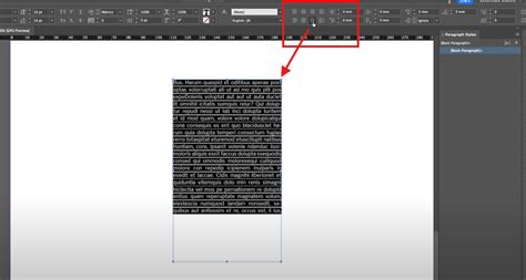 How To Center Text Horizontally And Vertically In Adobe InDesign