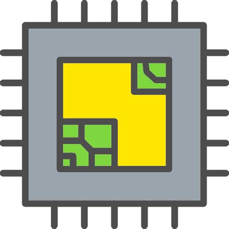 Processor Generic Outline Color Icon