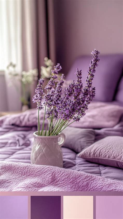 Purple Bedroom Color Palettes Aesthetic Color Palette