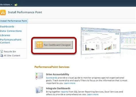 How To Install Performance Point Dashboard Designer In Sharepoint Bi