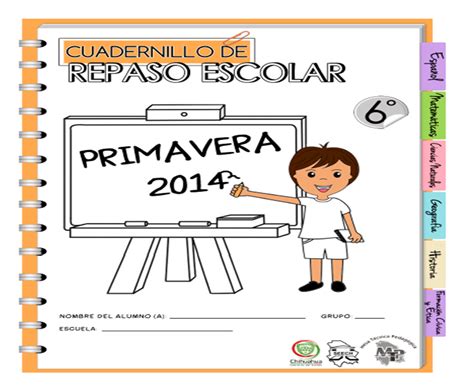 Cuadernillos De Repaso Escolar ~ Vacaciones Recursos Didácticos