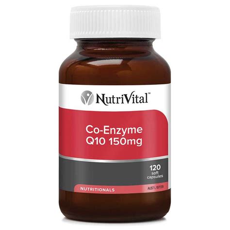 Nutrivital Coenzyme Q10 150mg 120 Caps