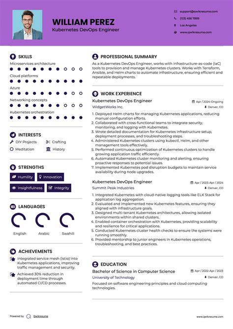 10 Kubernetes Devops Engineer Resume Samples And Templates For 2025