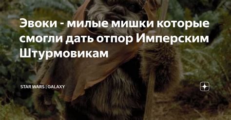 Эвоки милые мишки которые смогли дать отпор Имперским Штурмовикам