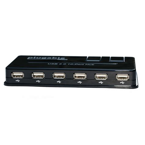 Plugable Usb 2 0 10 Port Hub With Power Adapter The Tech Journal