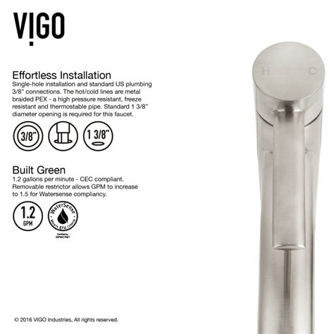 Vigo Simply Silver Glass Vessel Bathroom Sink Set With Milo Vessel
