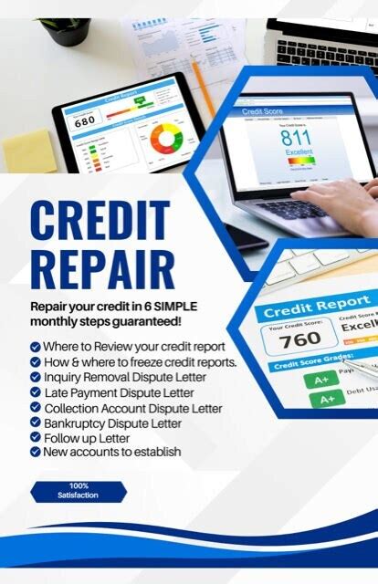 6 Step Diy Credit Repair Guide Etsy