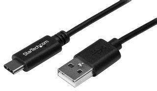 USB2AC2M STARTECH USB Cable Type A Plug To Type C Plug 2 M 6 6 Ft USB 2 0 Black