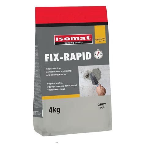 Ciment Cu Priza Rapida Fix Rapid Isomat 4 Kg Emag Ro