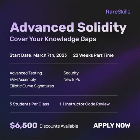 Rareskills On Linkedin Solidity Bootcamps Advanced Solidity Training