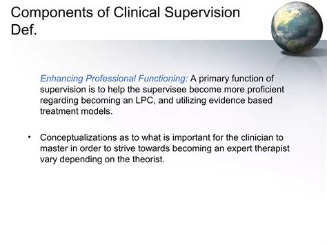Lpc Models And Techniques In Clinical Supervision Ppt